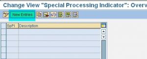 SAP SD - Special Processing Indicator