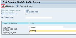 Upload, download and delete files in AL11 Transaction
