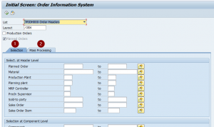 SAP Mass Conversion of Planned Orders to Production Orders