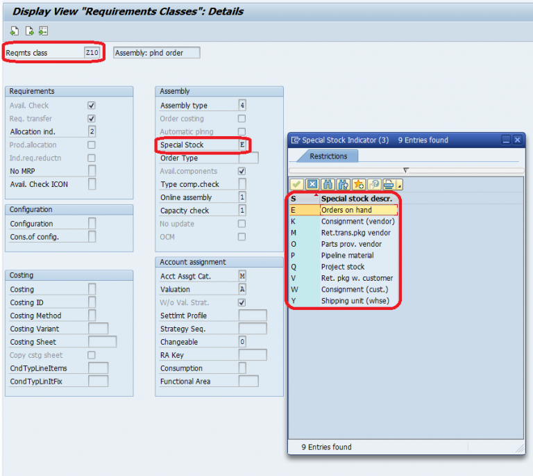 Special Stock Indicators in SAP SD